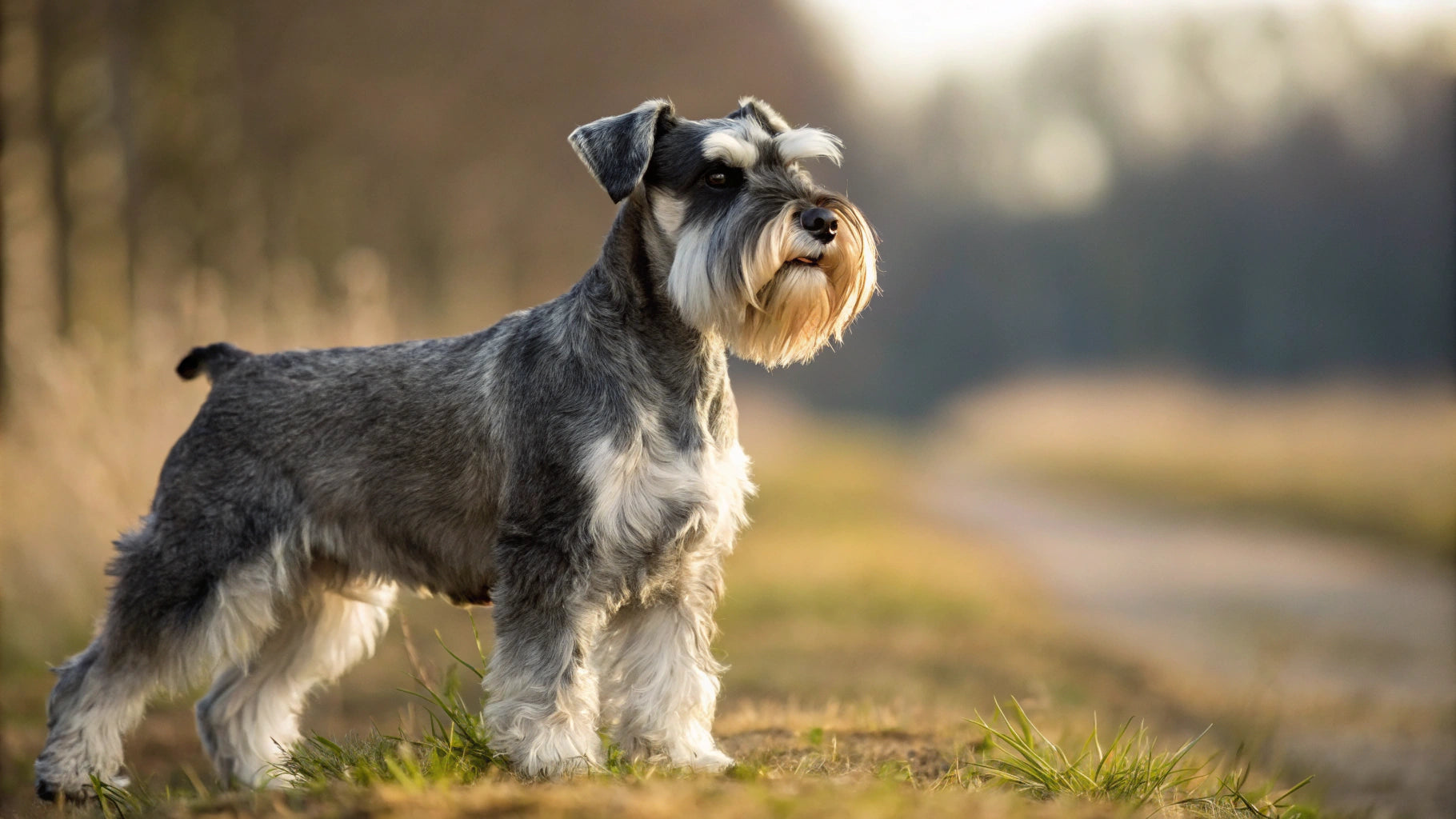 mini schnauzer round face