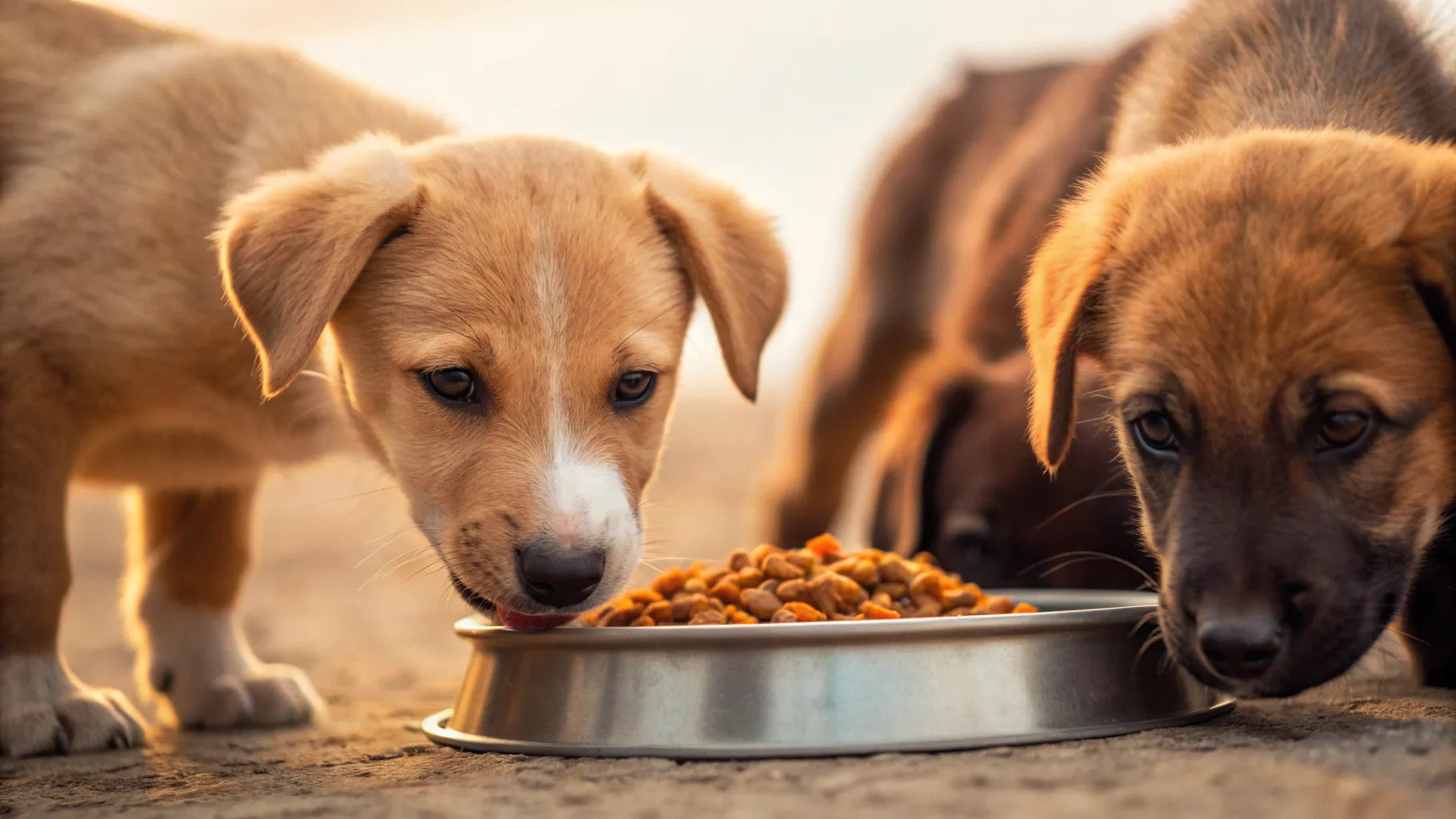 what do stray dogs eat